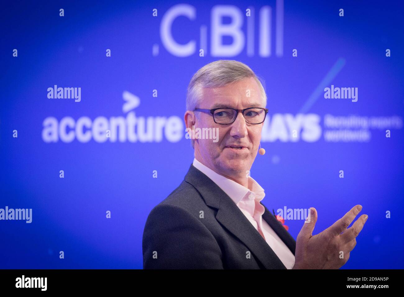 Olly Benzecry, Chairman of Accenture speaking during the CBI annual ...