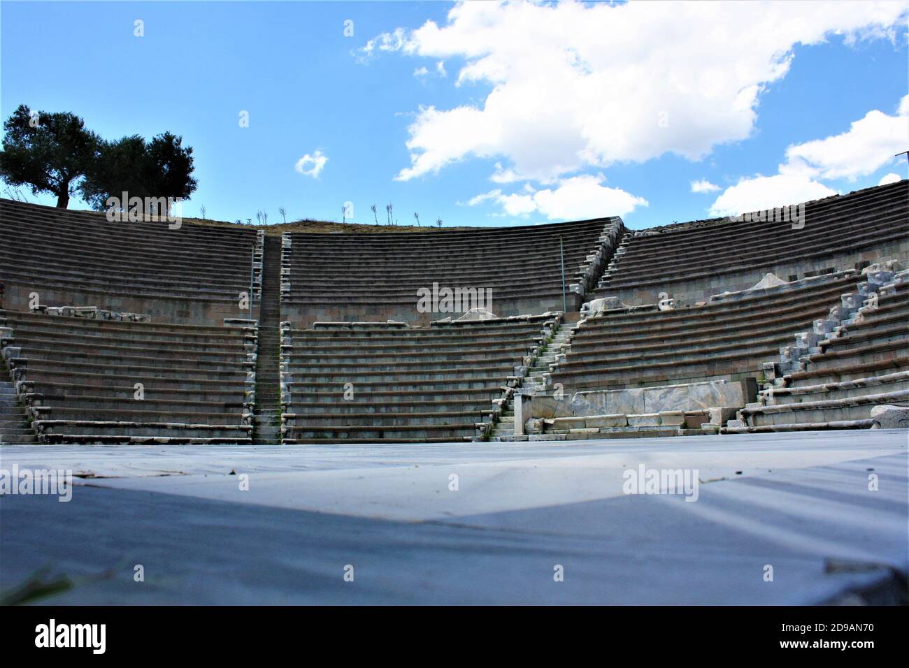 Theatre of The Asclepion of Pergamon Ancient City. Bergama, Izmir ...