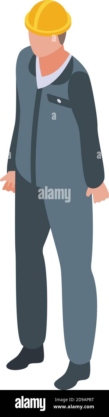 Architect student job icon. Isometric of architect student job vector ...