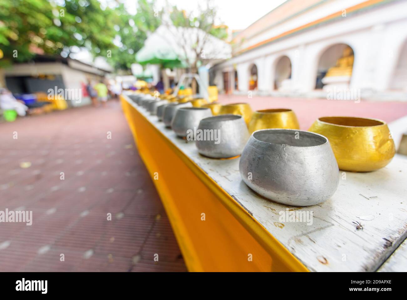 Nakhonpathom, Thailand - 31 October, 2020: A lot people in Praying ...