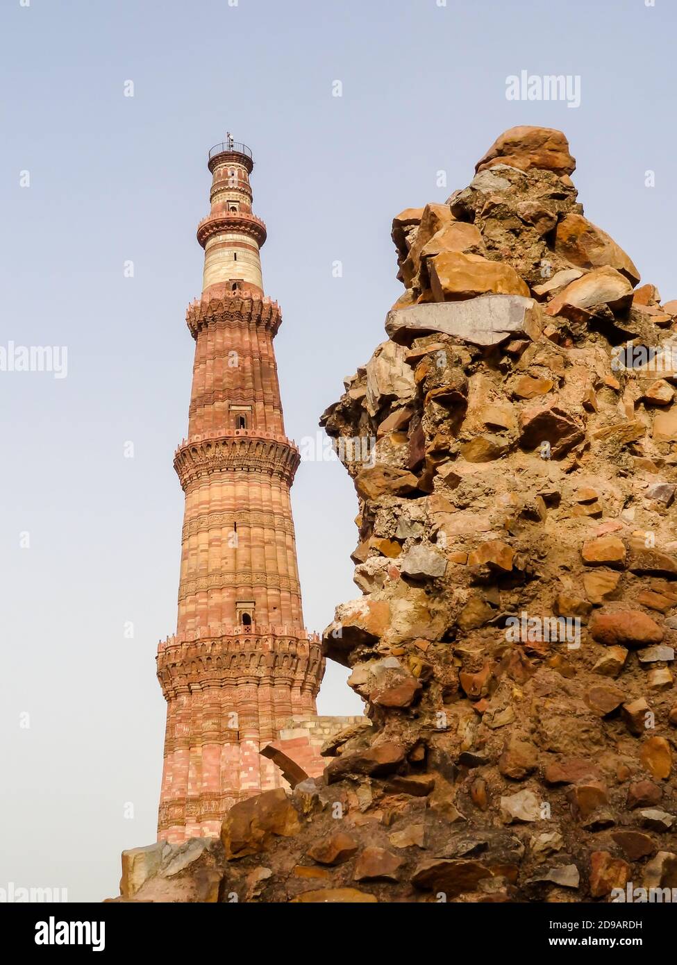 Qutb-Minar one of the most famous historical landmarks of India. The ...