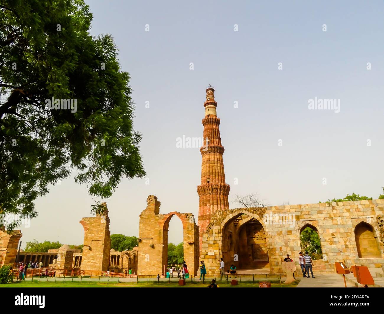 Qutb-Minar one of the most famous historical landmarks of India. The ...
