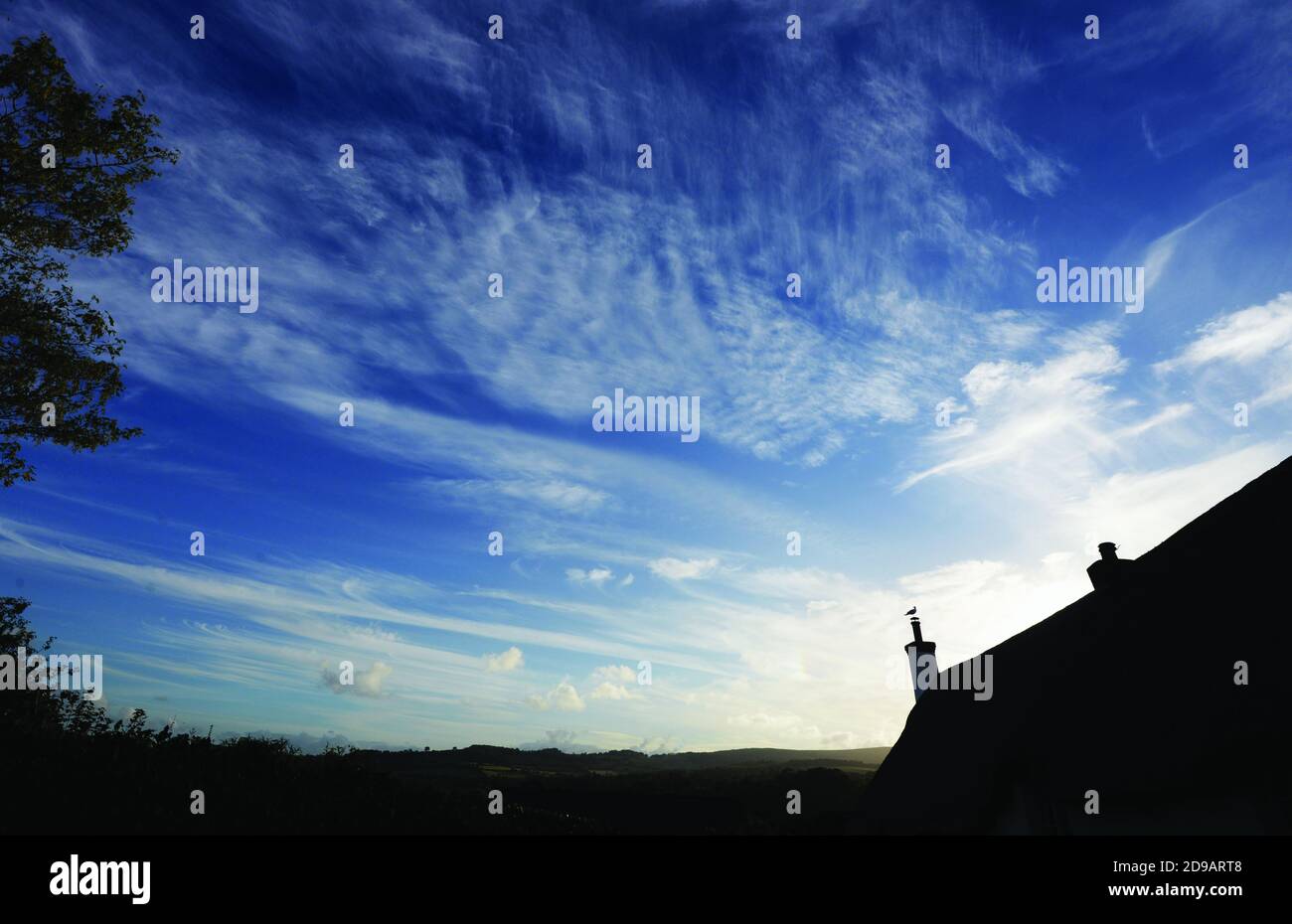 Dramatic cloud formations. Devon sky Stock Photo - Alamy