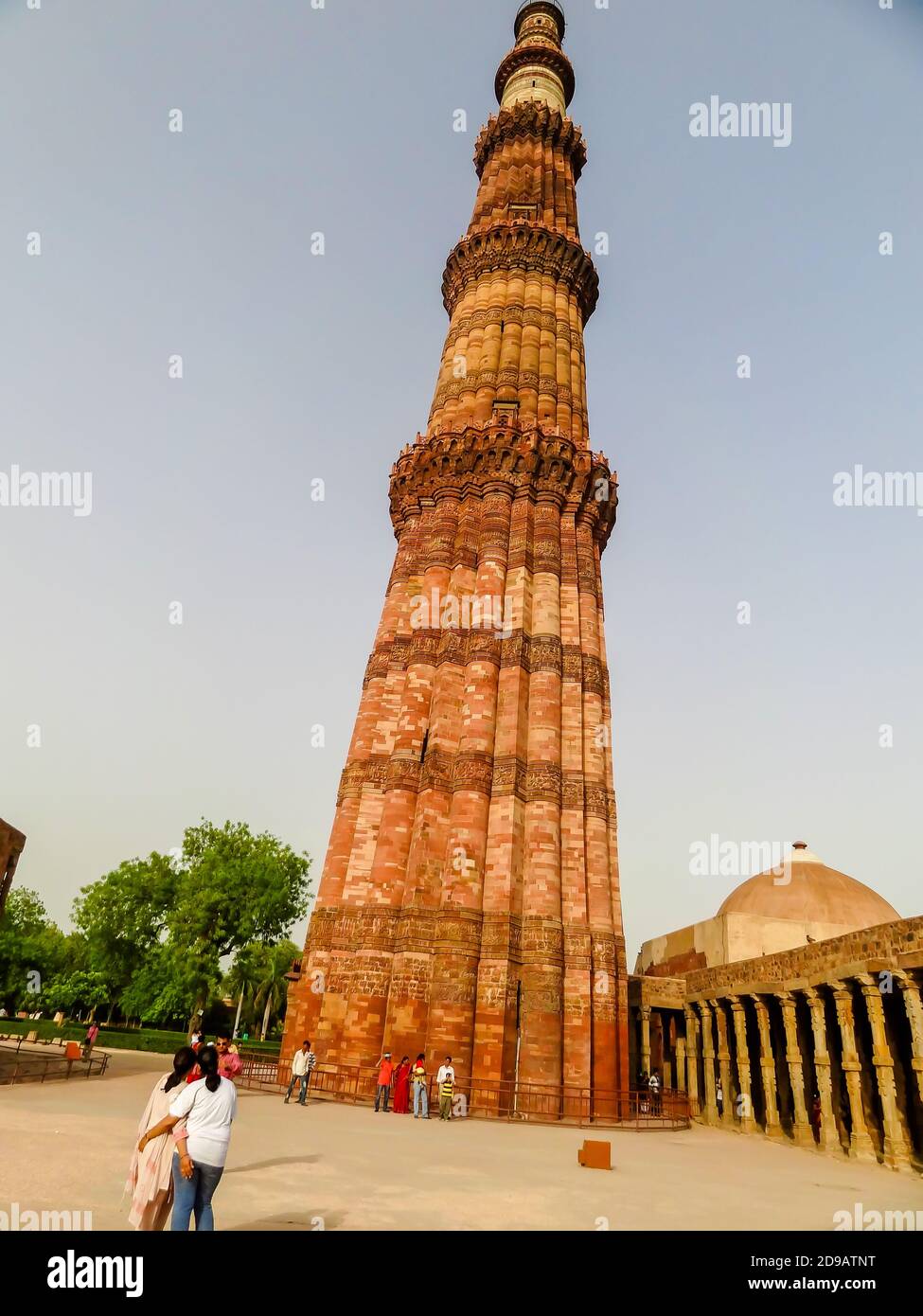 Qutb-Minar one of the most famous historical landmarks of India. The ...