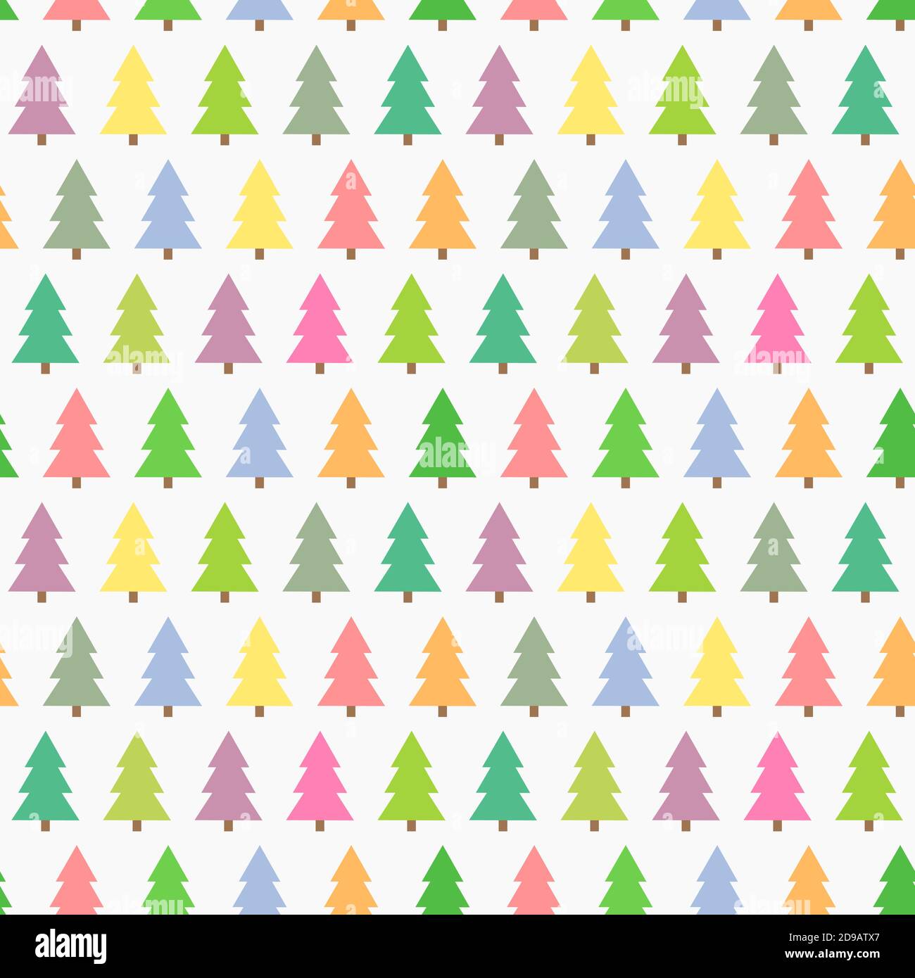 Christmas trees pattern. Vector illustration Stock Vector Image & Art ...