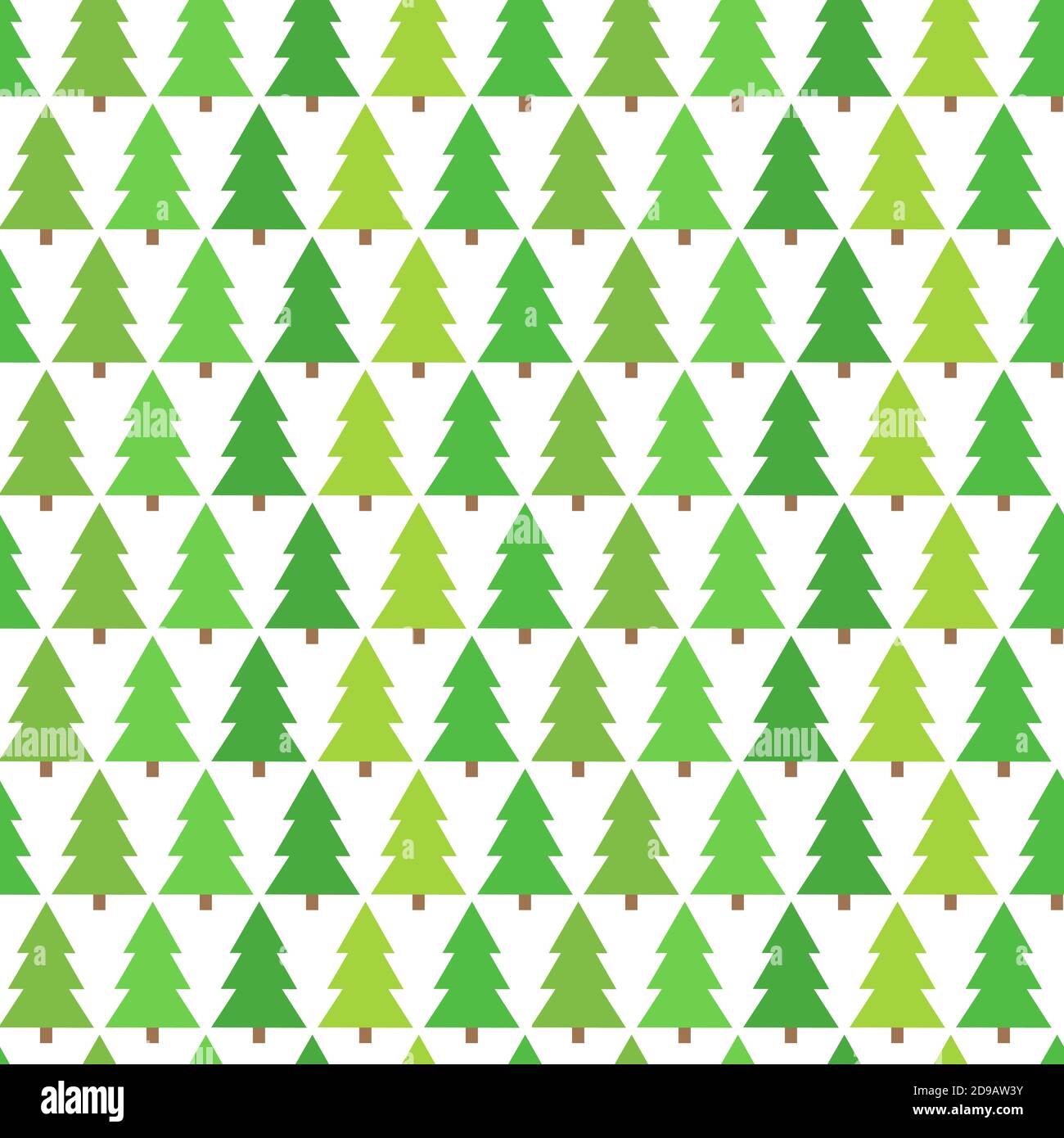 Christmas trees seamless pattern. Vector illustration Stock Vector ...