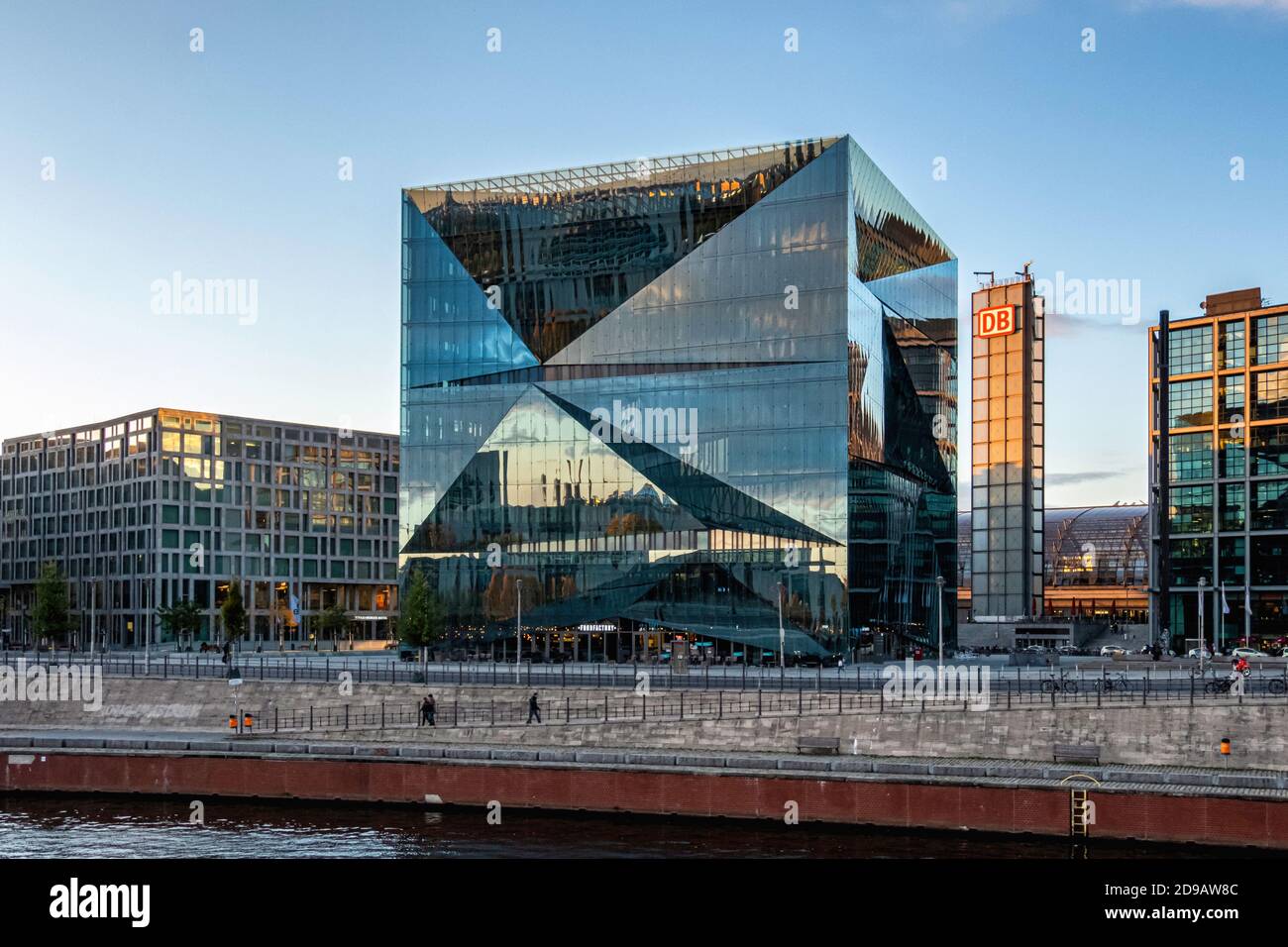 The Cube is a modern glass-clad, energy-efficient office building on ...