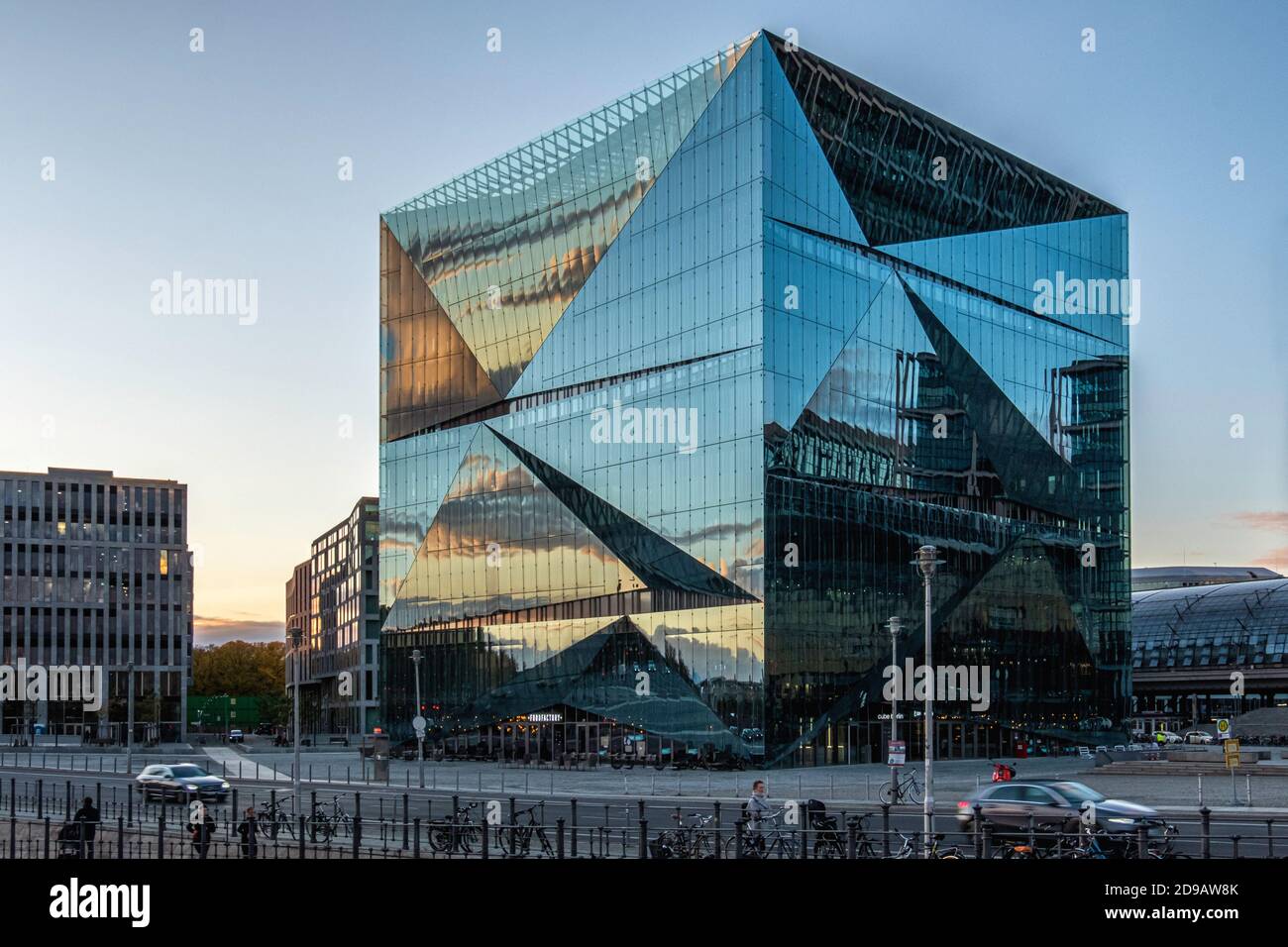 The Cube is a modern glass-clad, energy-efficient office building on ...