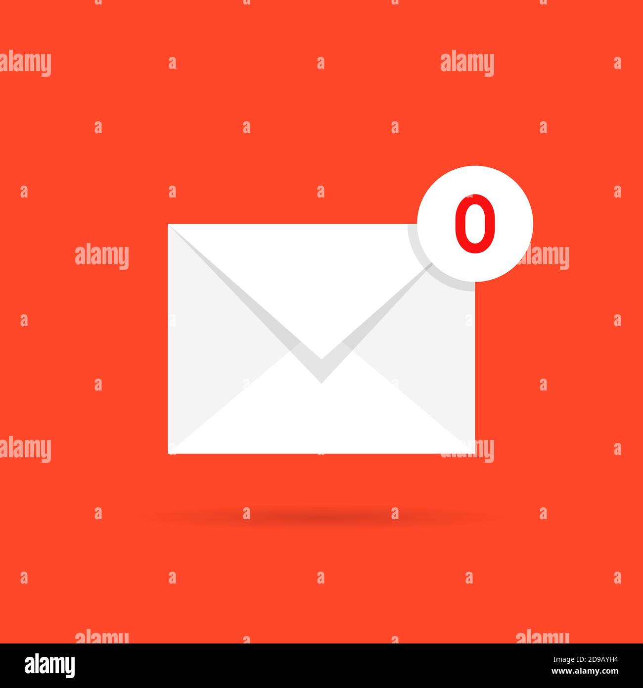 zero mail like empty inbox Stock Vector Image & Art - Alamy