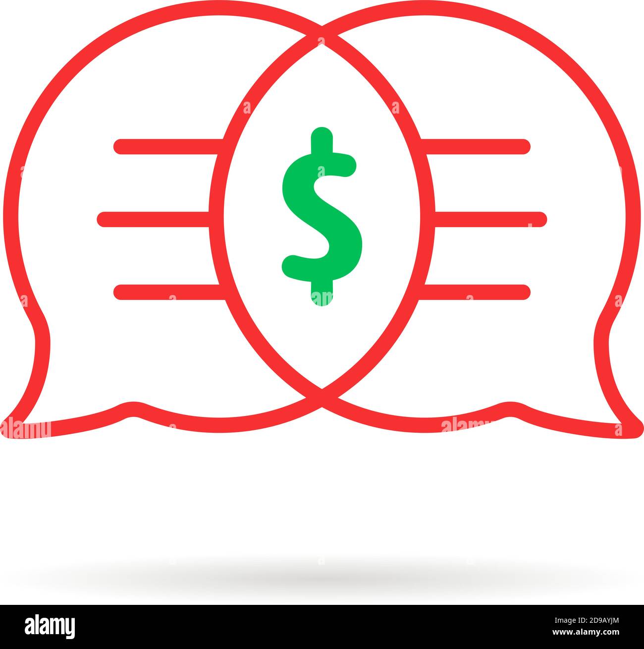 business negotiations linear logo Stock Vector Image & Art - Alamy