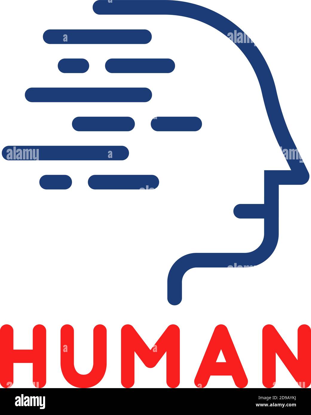 Cognitive process icon linear Cut Out Stock Images & Pictures - Alamy