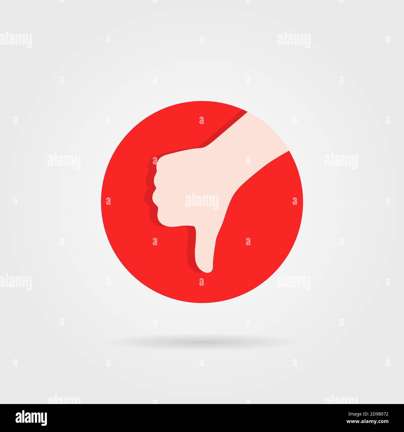 thumbs down like unsure round logo Stock Vector Image & Art - Alamy