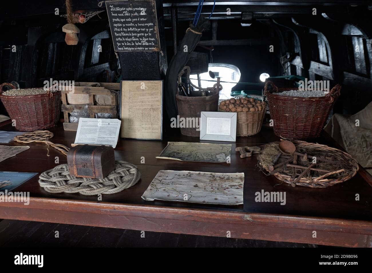 Ancient wooden maps hi-res stock photography and images - Alamy