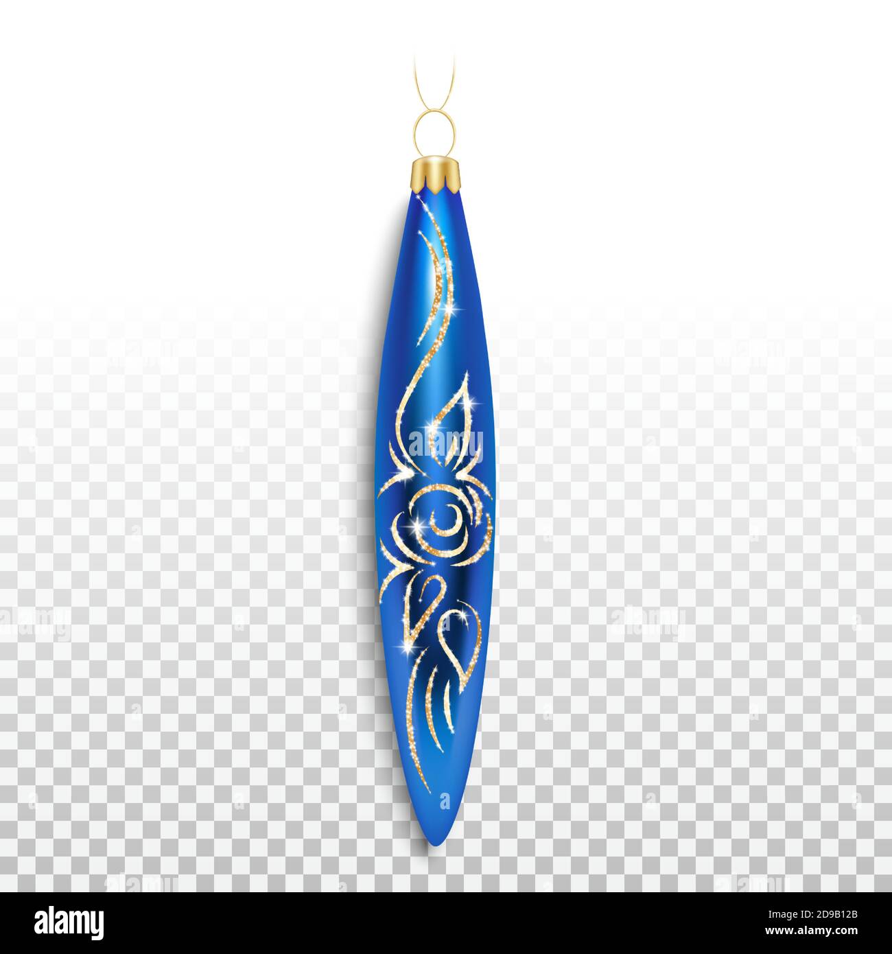 Christmas icicle tree toy Stock Vector Images - Alamy