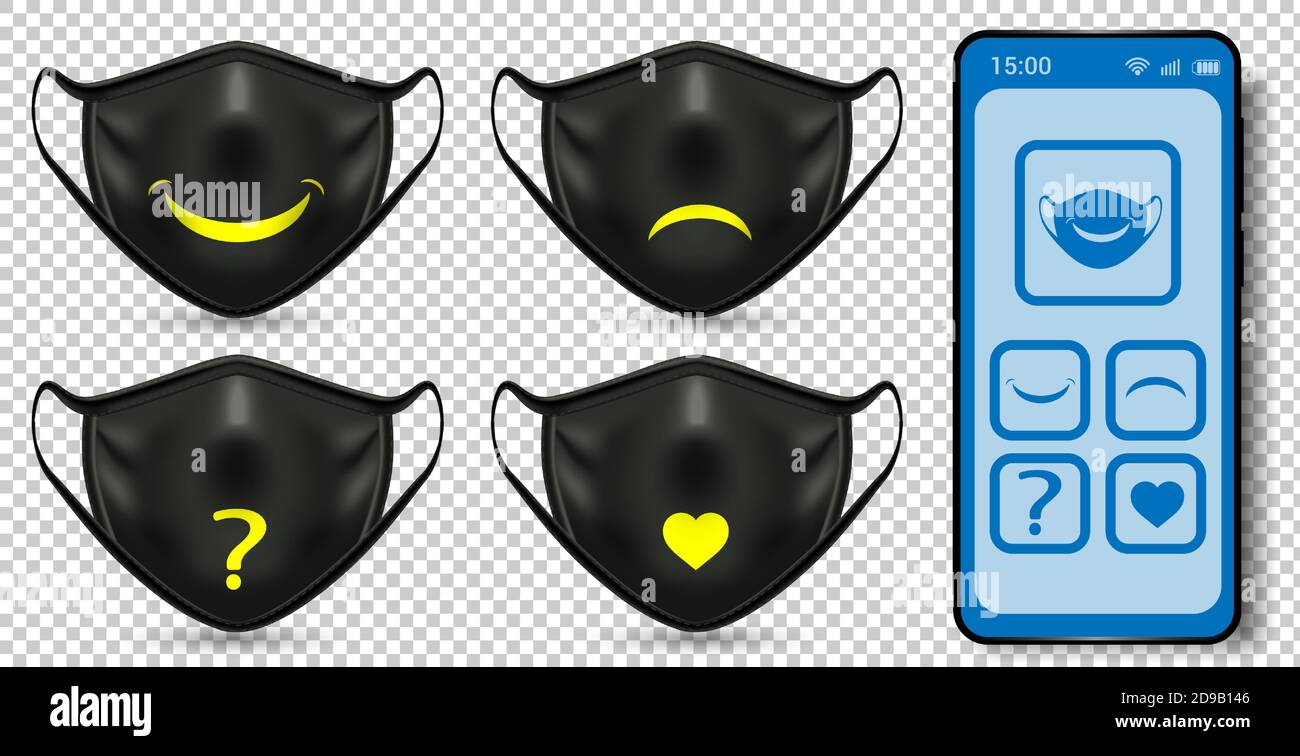 Emotion mask vector Stock Vector Image & Art - Alamy