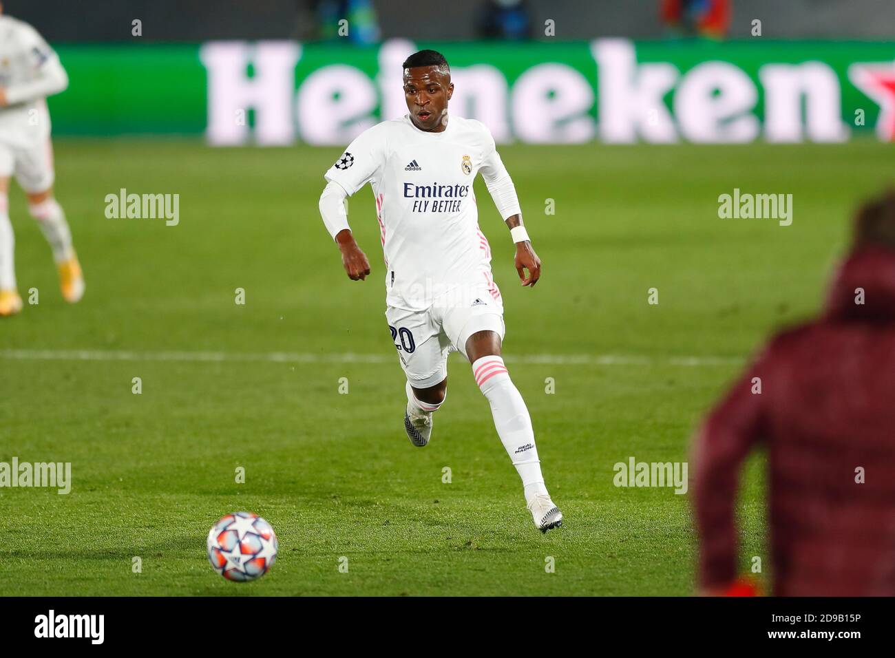 Madrid, Spain. 3rd Nov, 2020. Vinicius Junior (Real) Football/Soccer ...