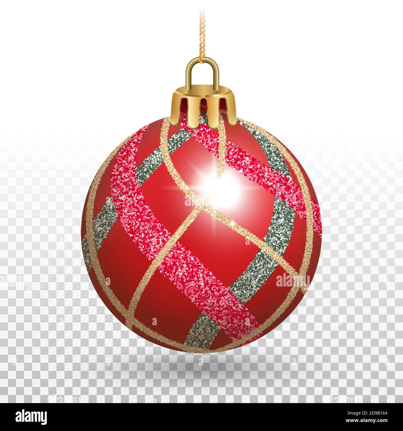 Glitter ball red Stock Vector Image & Art - Alamy