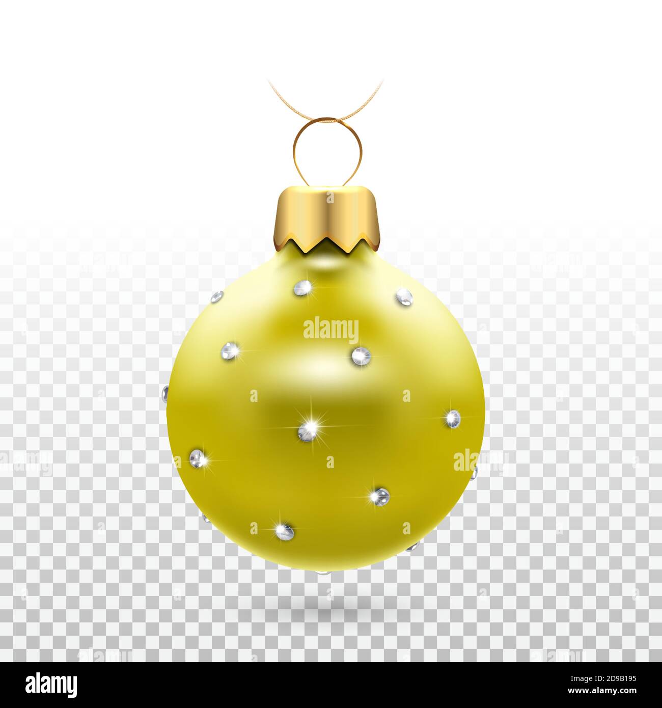 Christmas background golden ball Stock Vector Images - Alamy