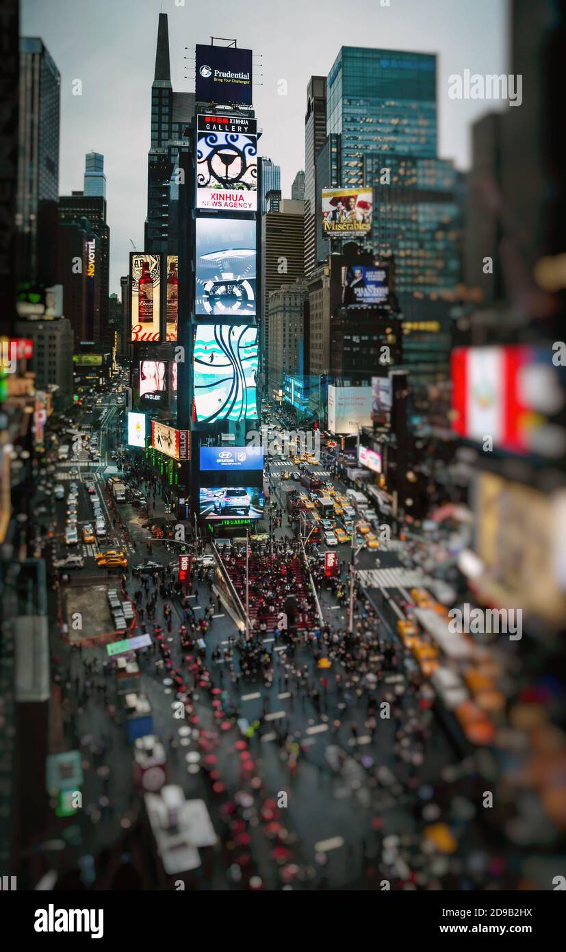 Times square is major commercial intersection neighborhood in midtown ...