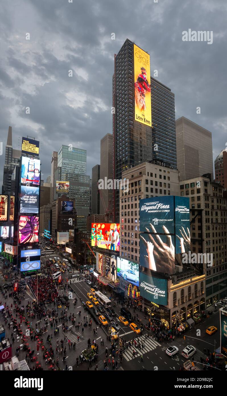 Times Square Aerial High Resolution Stock Photography and Images - Alamy