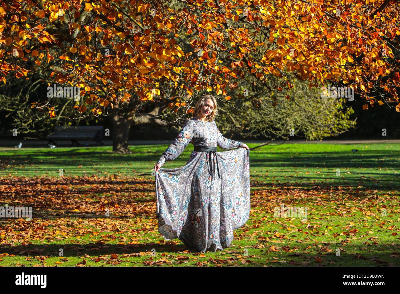 London UK 04 November 2020 Data analyst and part time model Daria ...