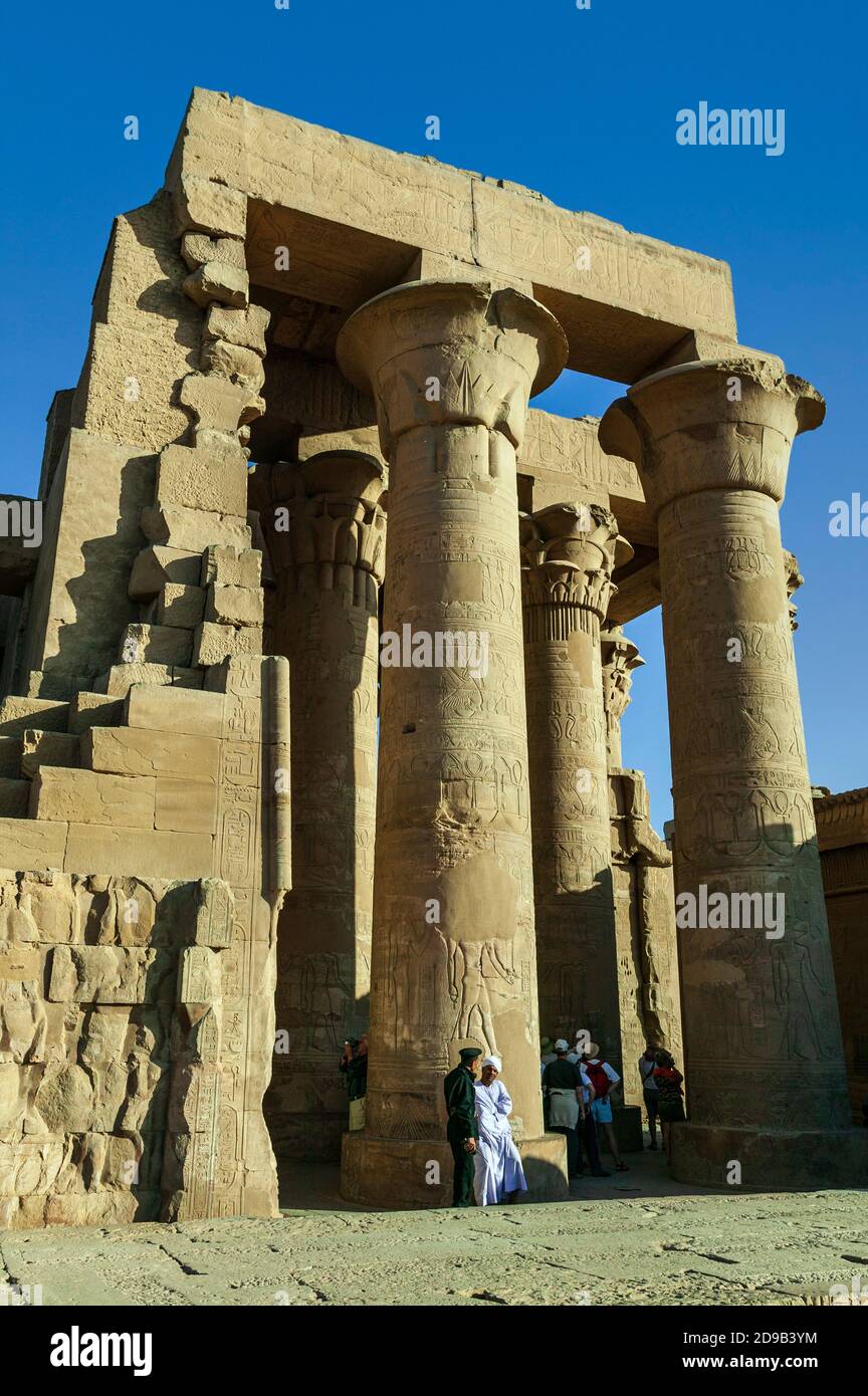 Temple of Sobek and Haroeris in Kom Ombo, Egypt Stock Photo - Alamy