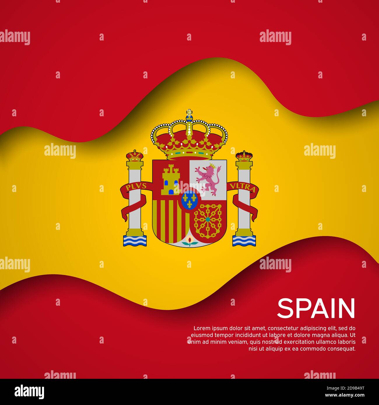Print Spanish Flag