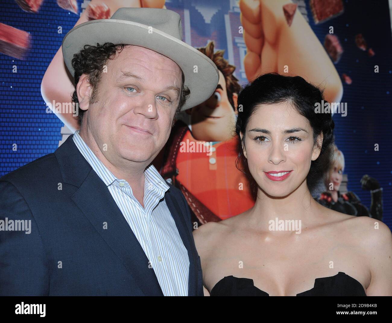 John C. Reilly & Sarah Silverman attend the VIP screening of Wreck It ...
