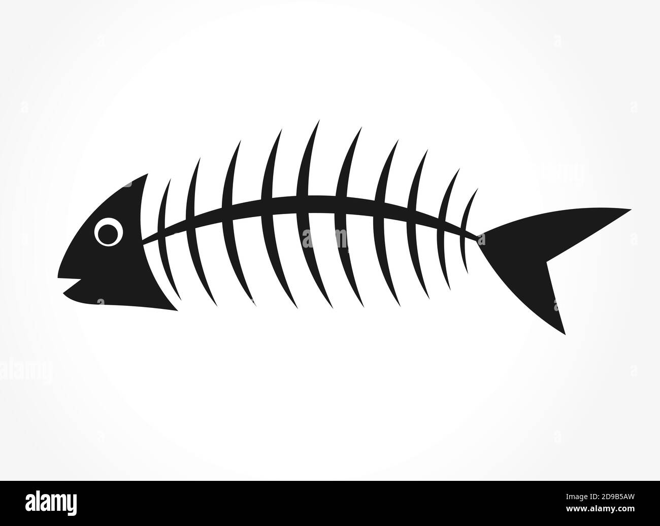 Fish bone. Vector illustration Stock Vector Image & Art - Alamy