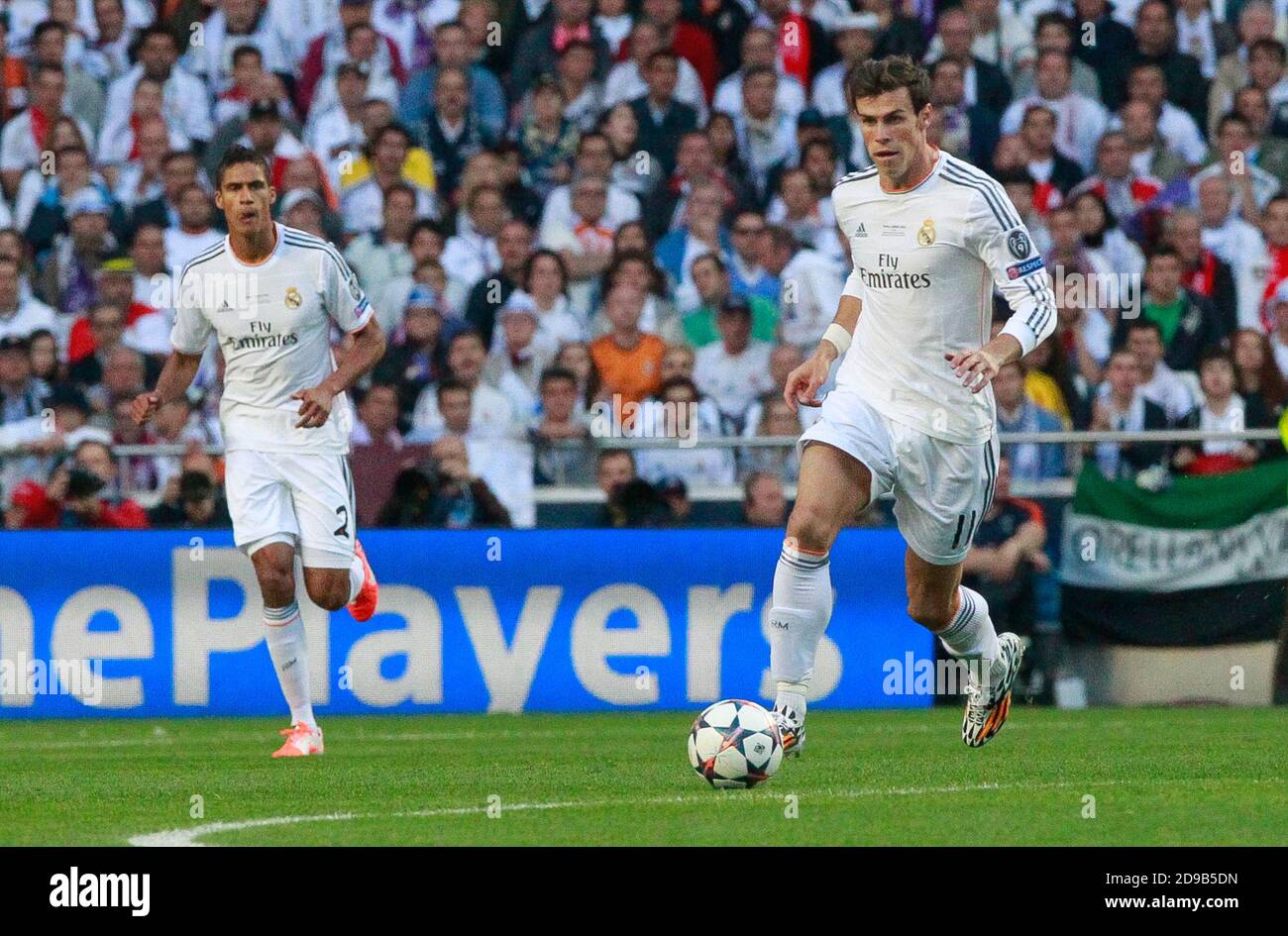 Gareth Bale of Real Madrid during the Champion League Finale 2013 ...