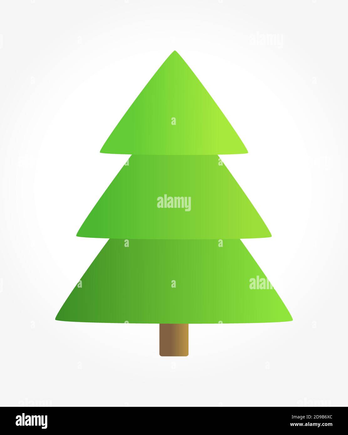 Simple Christmas tree illustration Stock Vector Image & Art - Alamy