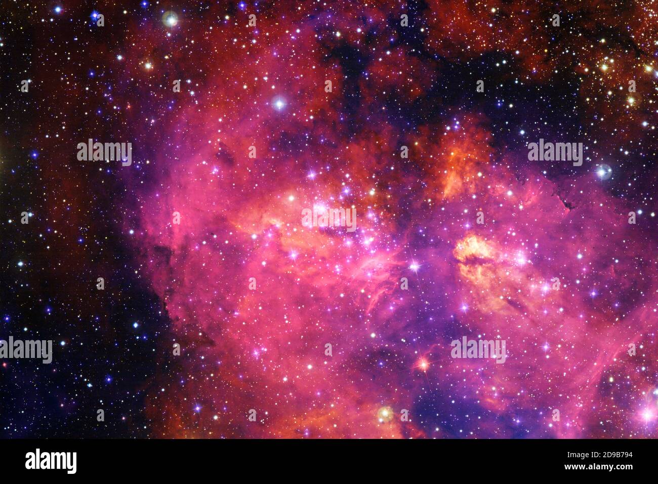 Cluster of stars. Starfield. Nebula. Elements of this image furnished ...