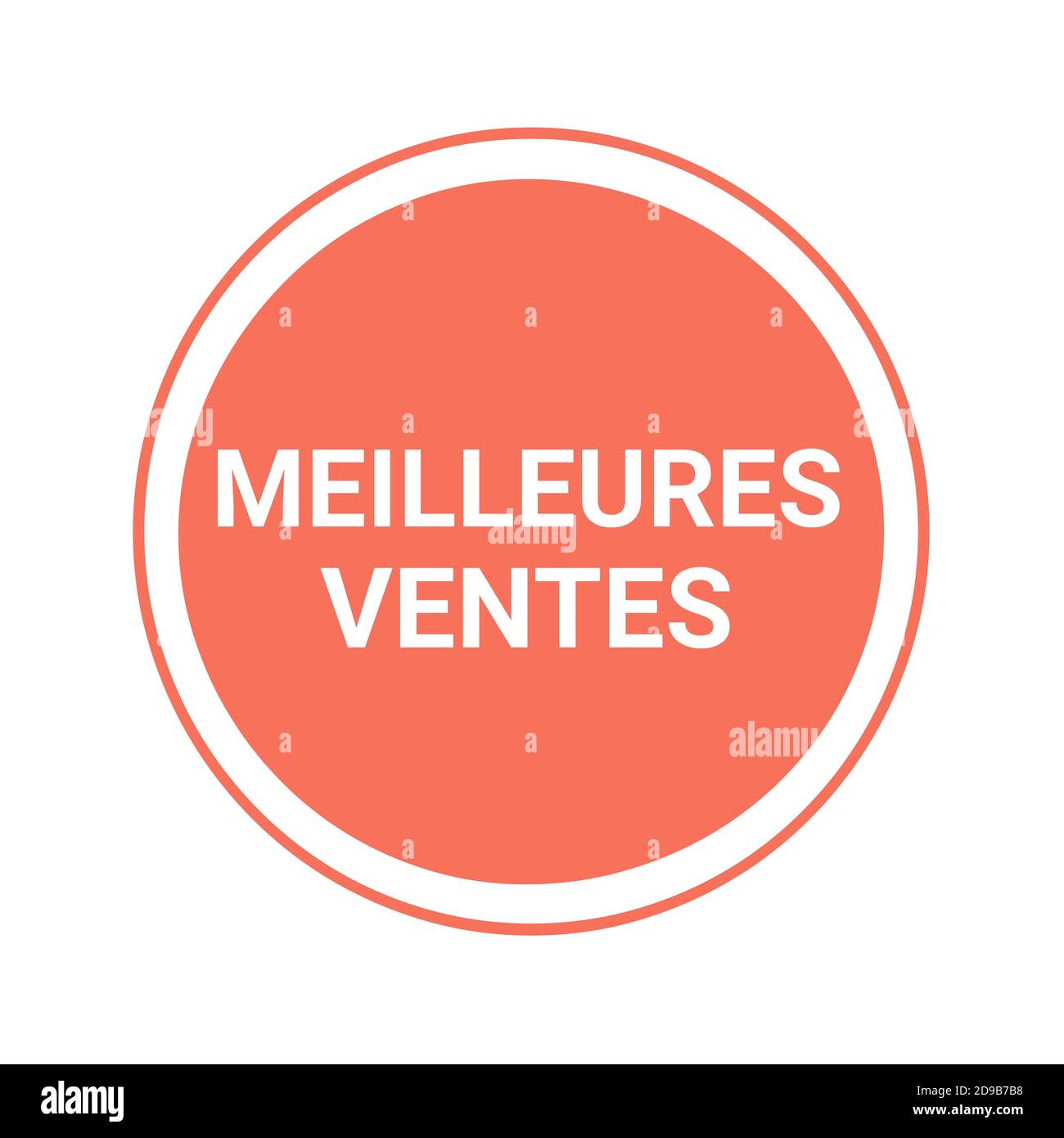 Best sellers symbol called meilleures ventes in french language Stock ...