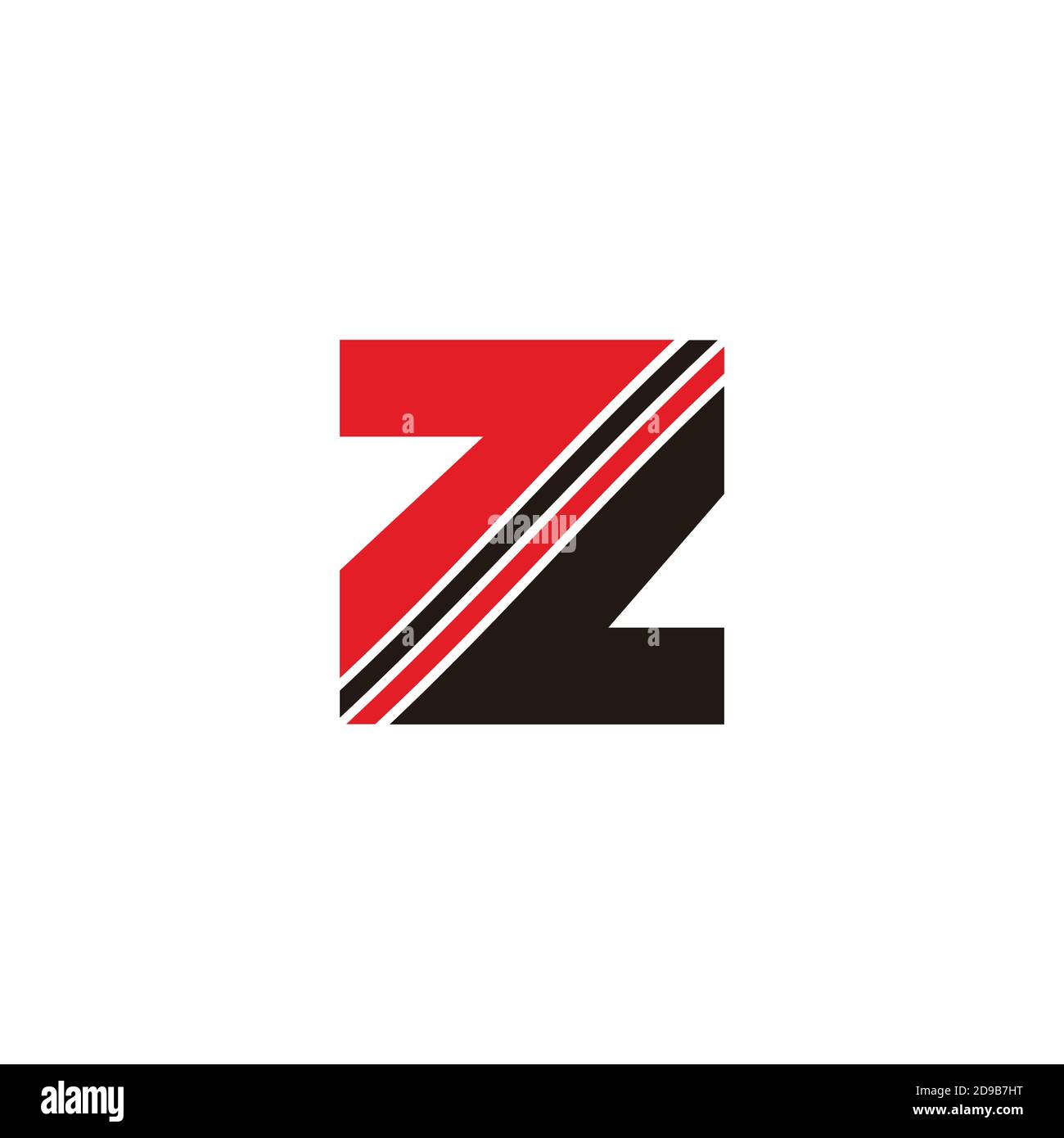 abstract letter 7L opposite arrow colorful geometric logo vector Stock ...