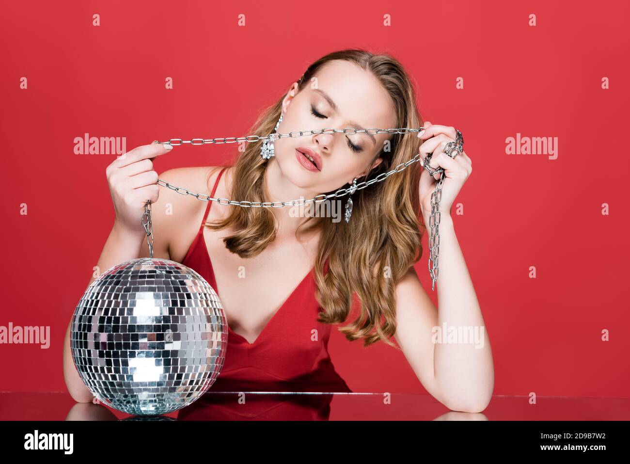 Woman ball and chain hi-res stock photography and images - Alamy