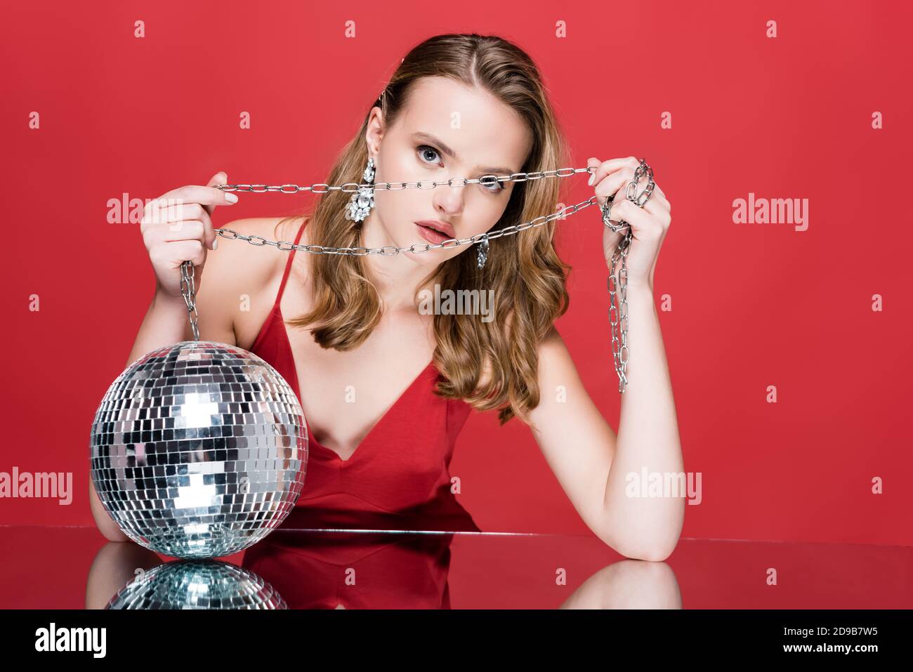 Woman ball and chain hi-res stock photography and images - Alamy