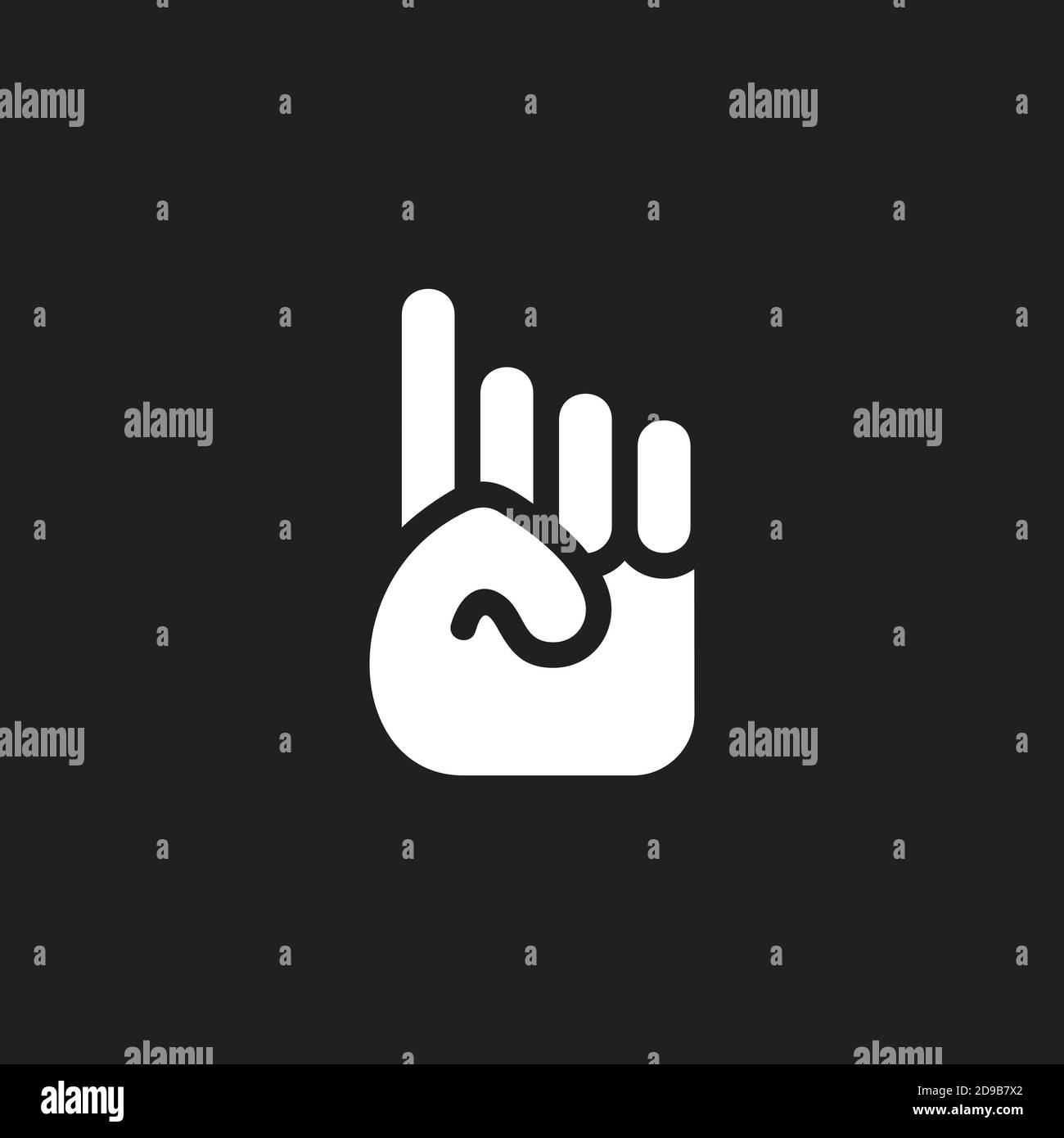Finger pointing point one finger three hi-res stock photography and ...