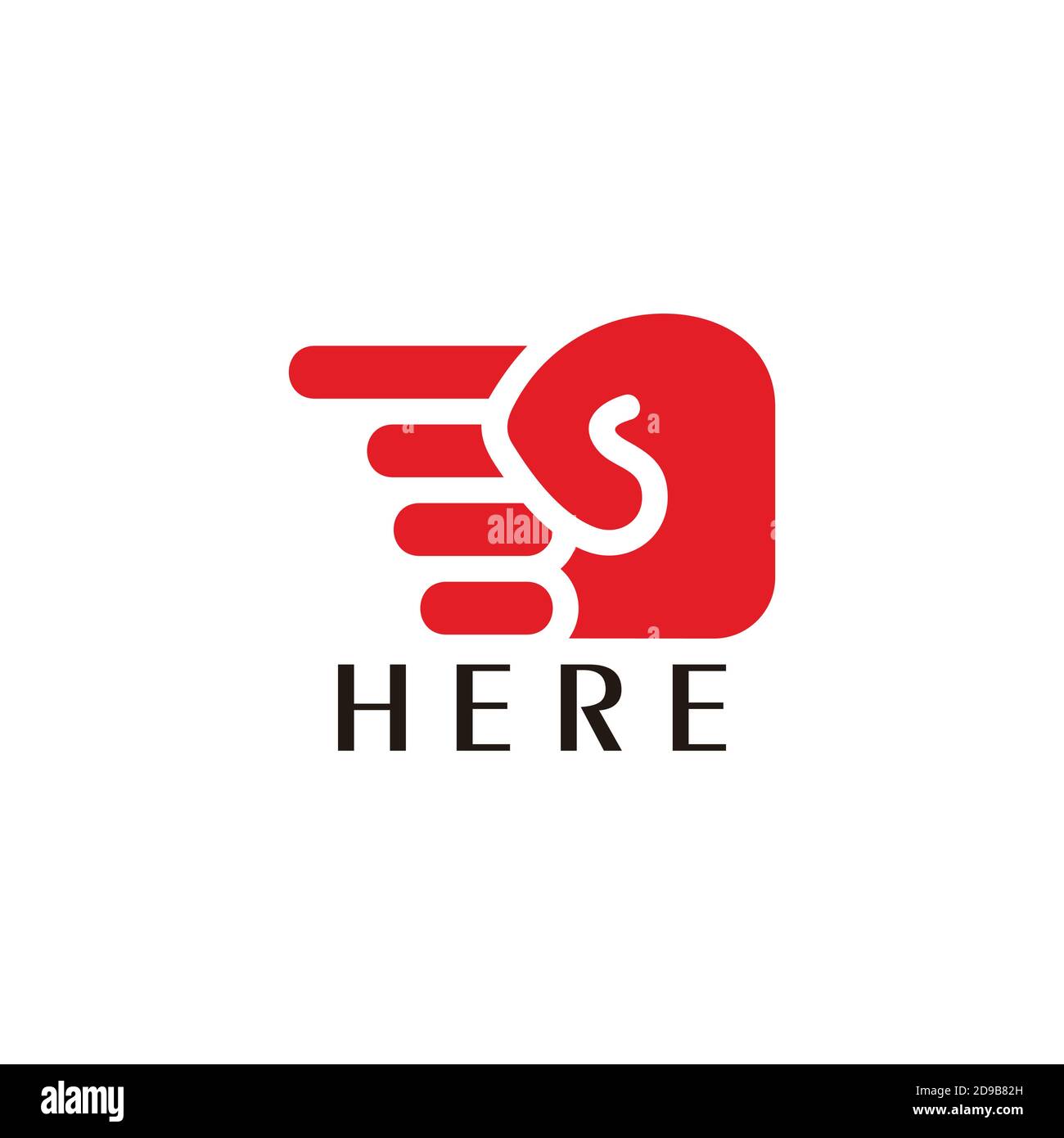 Pointing to the left Stock Vector Images - Alamy