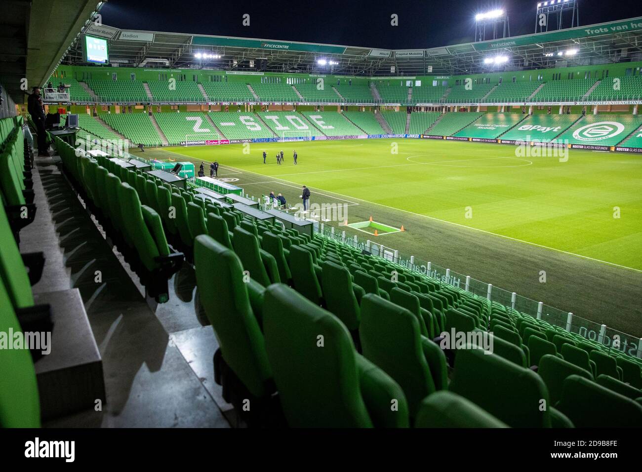 31-10-2020: Sport : Groningen vs VVV Stadium overview during the ...