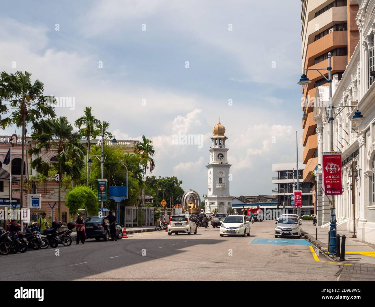 George Town, Penang Island, Malaysia [Queen Victoria Memorial Clock ...