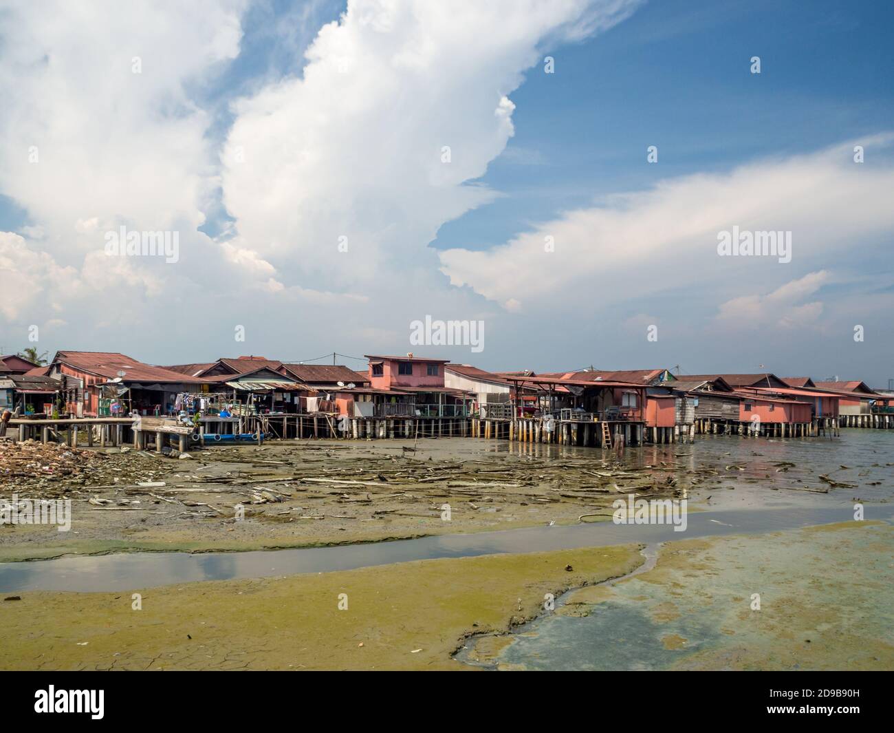 George Town, Penang Island, Malaysia [ Jetty pier in waterfront wharf ...