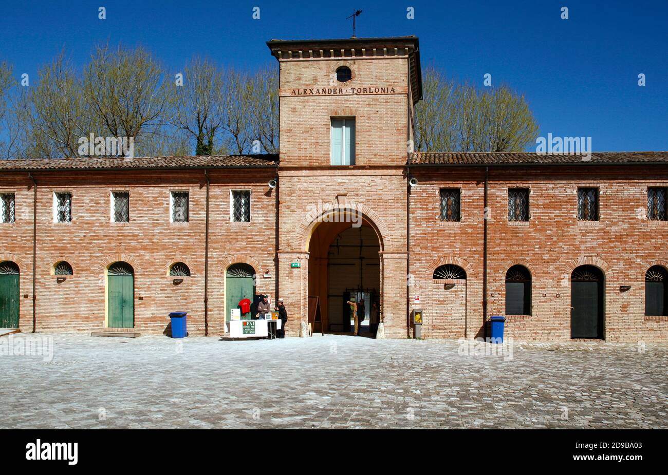 Italy Emilia Romagna San Mauro Pascoli - Villa Torlonia - Courtyard ...