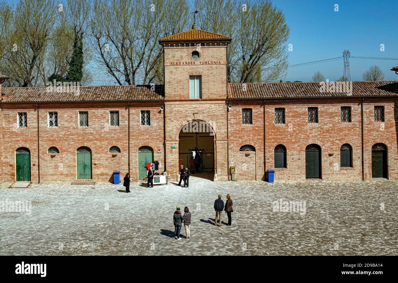 Italy Emilia Romagna San Mauro Pascoli - Villa Torlonia - Courtyard ...