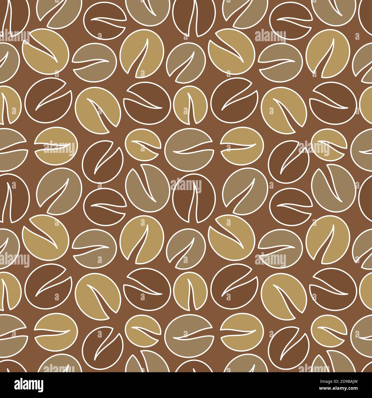 Coffee beans seamless pattern. Vector illustration Stock Vector Image ...