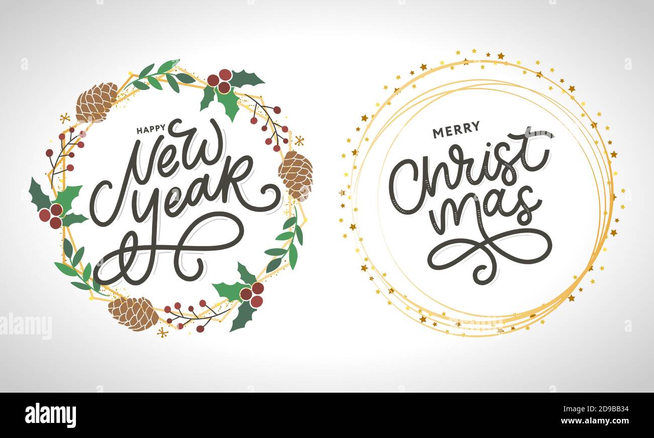 Winter typography poster design Stock Vector Images - Alamy