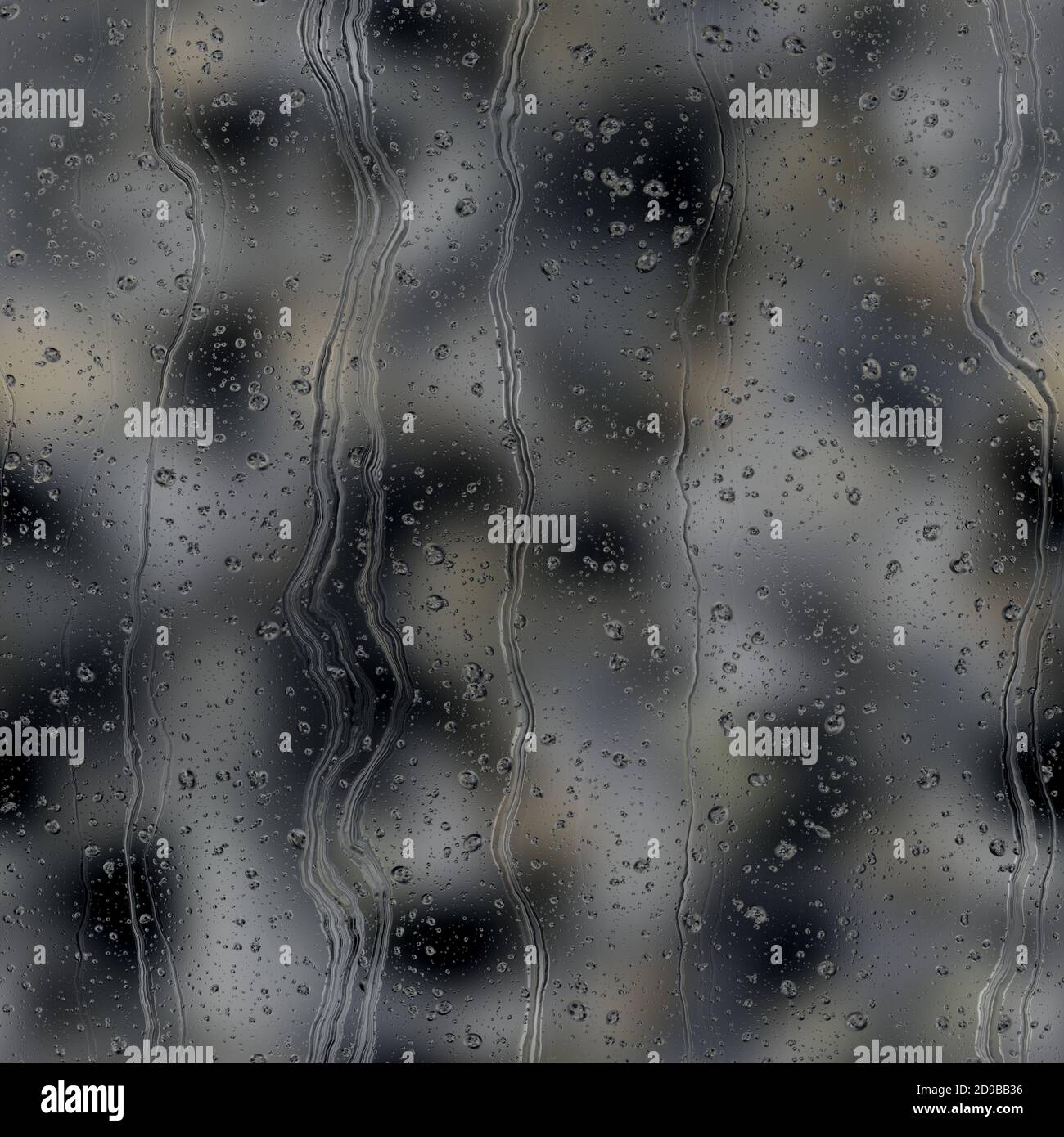 Seamless rain drop water repeat pattern on blur Stock Photo - Alamy