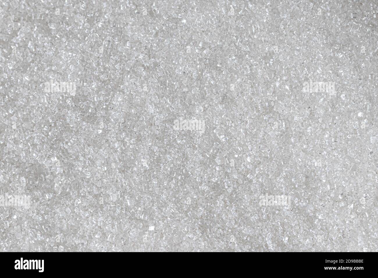 Texture of white sugar crystals close up Stock Photo - Alamy