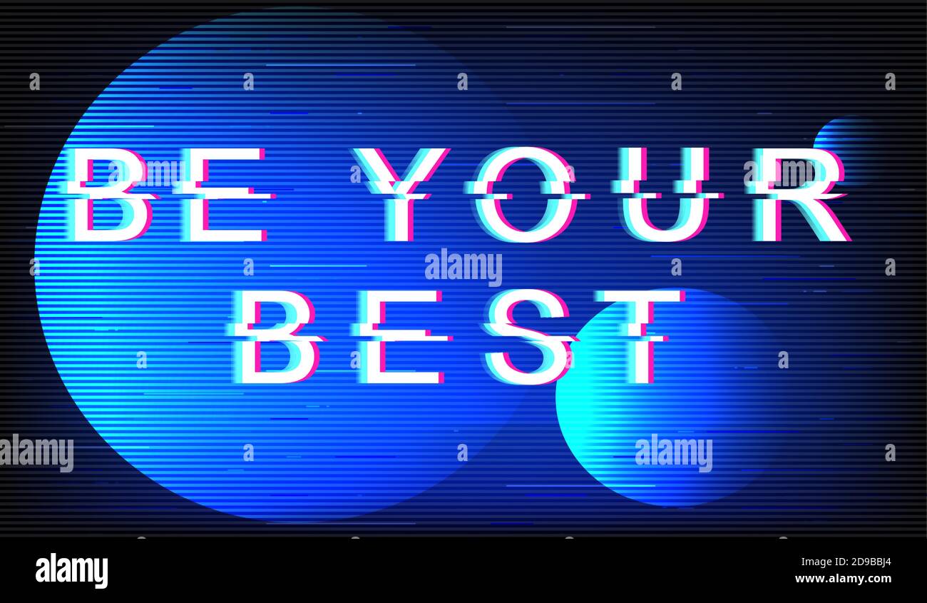 Glitch inscription hi-res stock photography and images - Alamy