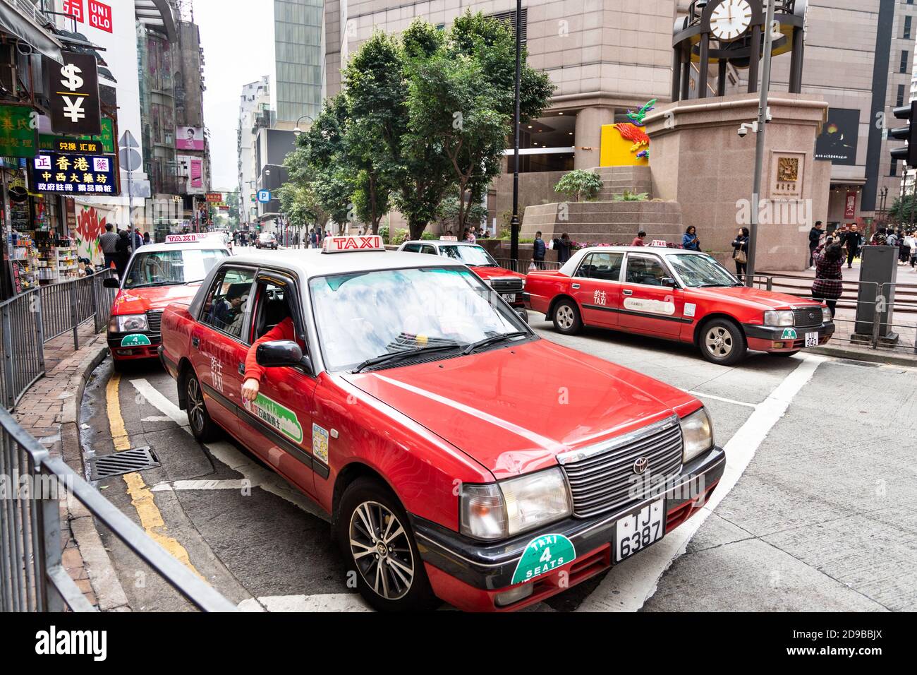 Majority of Hong Kong taxi are owned by 17 independent taxi companies ...