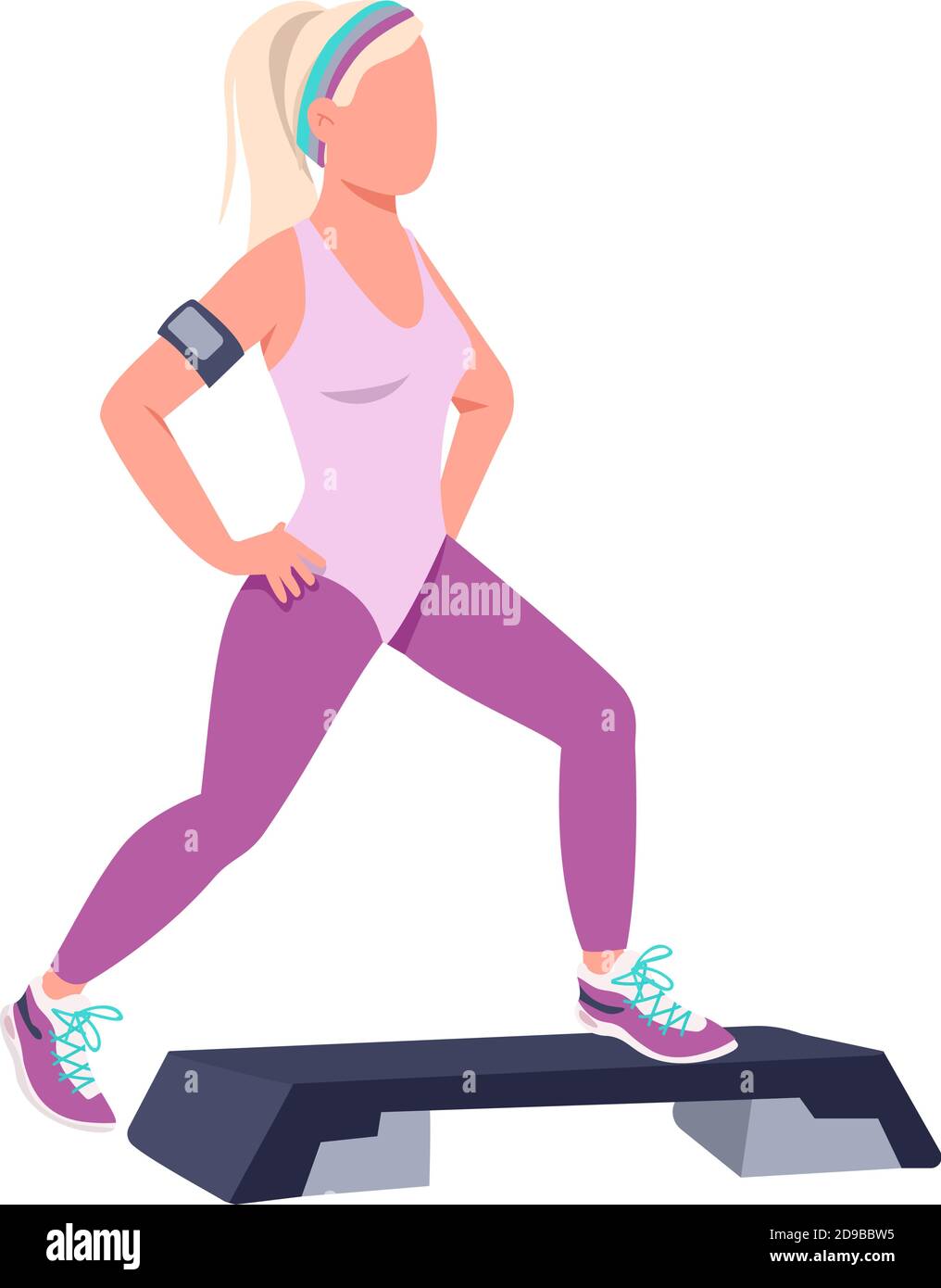 Step Aerobics Clip Art